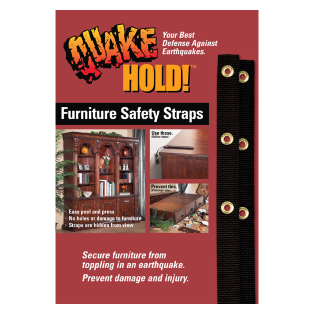 QuakeHold! Furniture Strap – Earthquake Management